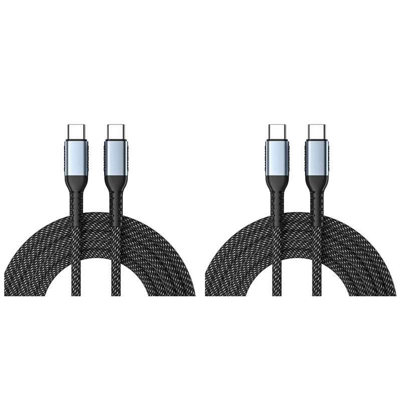 2X PD 240W Charging Cable Double-Ended Type C to USB Type C 240WPD Data ...