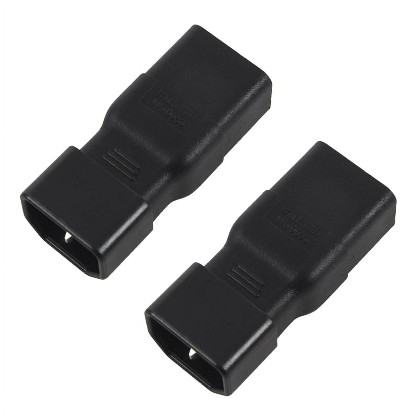 2X PDU UPS Power IEC Male C14 to Female C19 Adapter IEC C19 to C14 ...