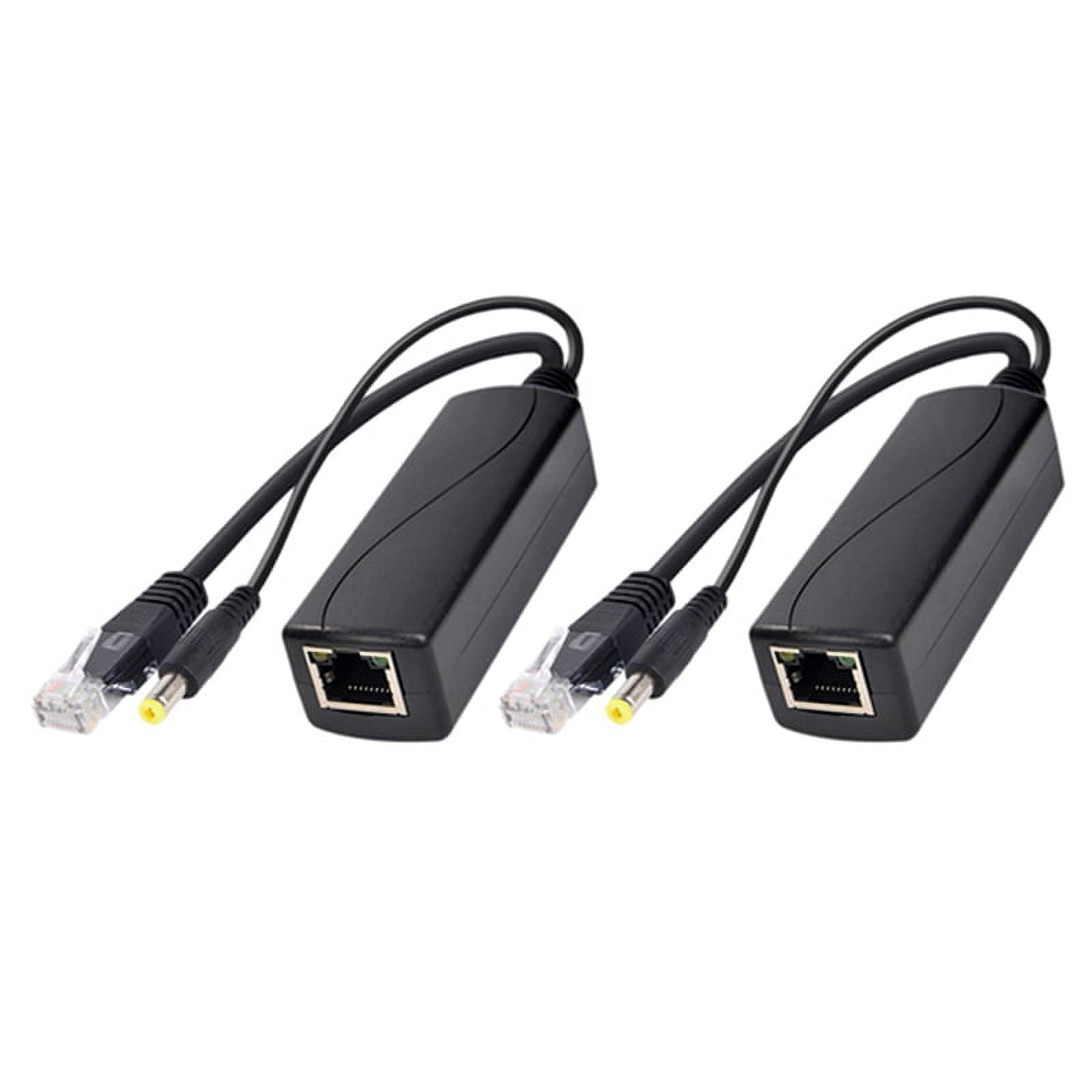 2X PS5712TG Gigabit Power Over Ethernet Splitter 10/100/1000Mpbs RJ45 ...