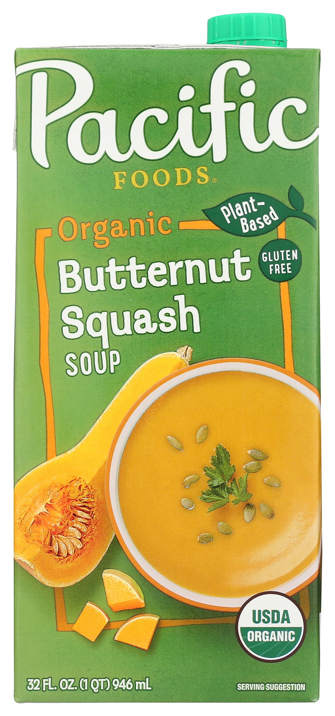 2X - Pacific Foods Organic Creamy Butternut Squash Soup, 32 Fl Oz ...