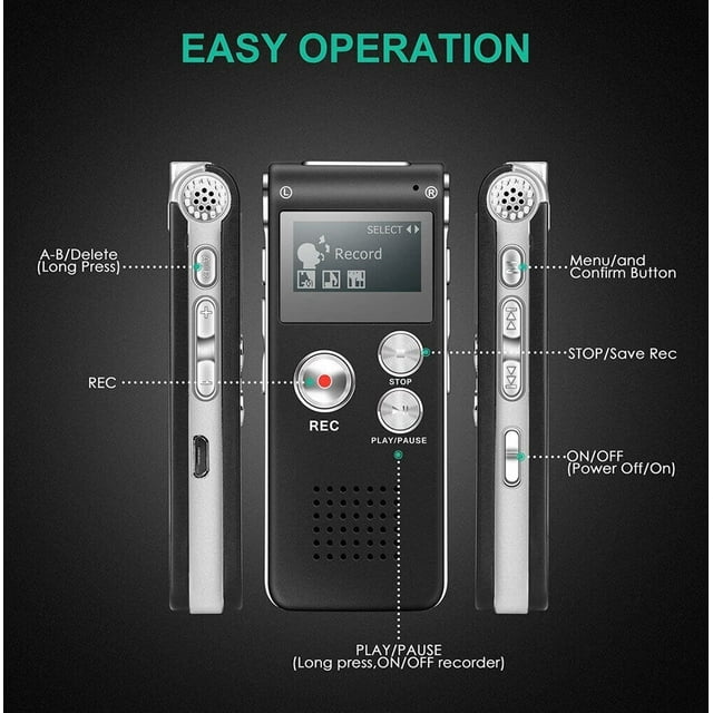 2X Paranormal Ghost Hunting Gear: Digital EVP Voice Activated Recorder ...