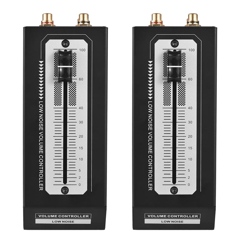2X Passive Volume Controller Mini Passive Preamp Active Speaker Volume ...