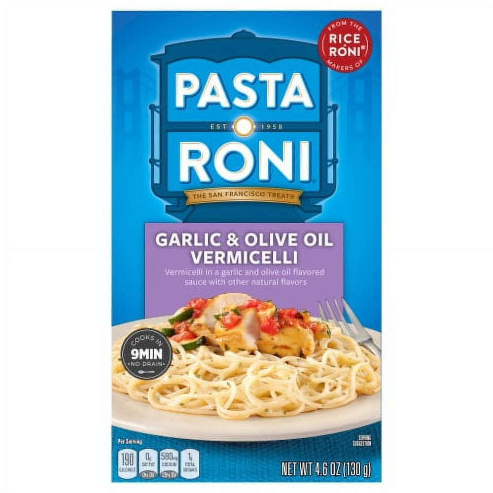 2X-Pasta Roni Garlic & Olive Oil Vermicelli Pasta Mix - 4.6 oz ...