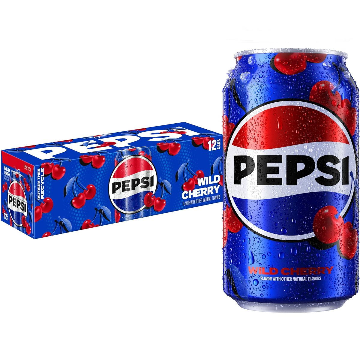 2X - Pepsi Wild Cherry Cola - 12pk/12 fl oz Cans - Walmart.com
