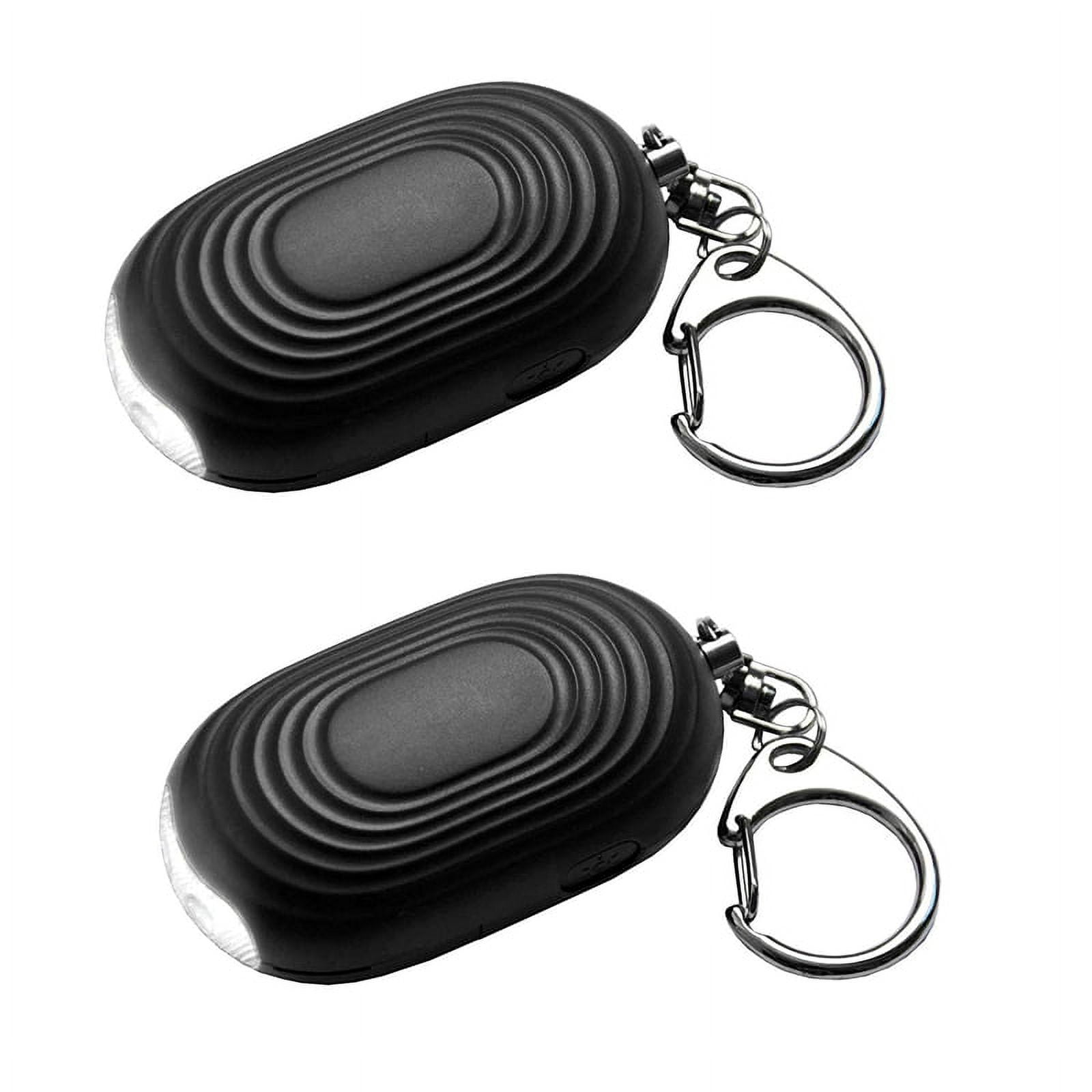 2x Personal Protection Alarm Keychain 130 Db Loud Siren Device With