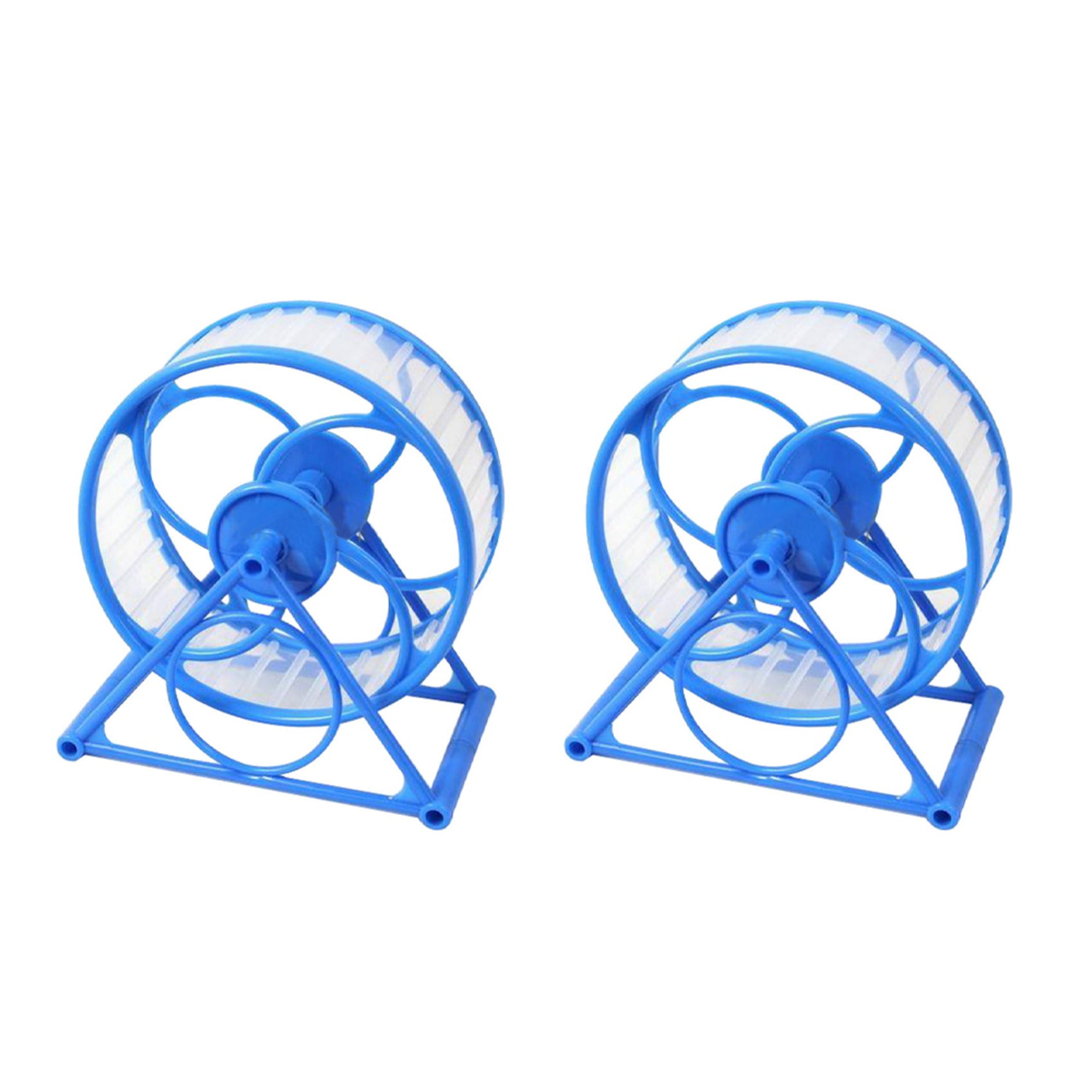 2X Pet Jogging Hamster Mouse Mice Small Exercise Toy Running Spinner ...