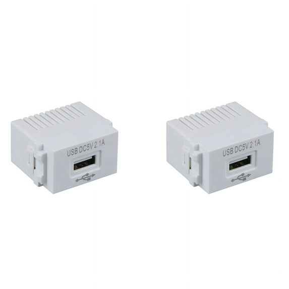 2X Phone Charging Panel USB Power Module 220V Socket 5V Transformer 2 ...
