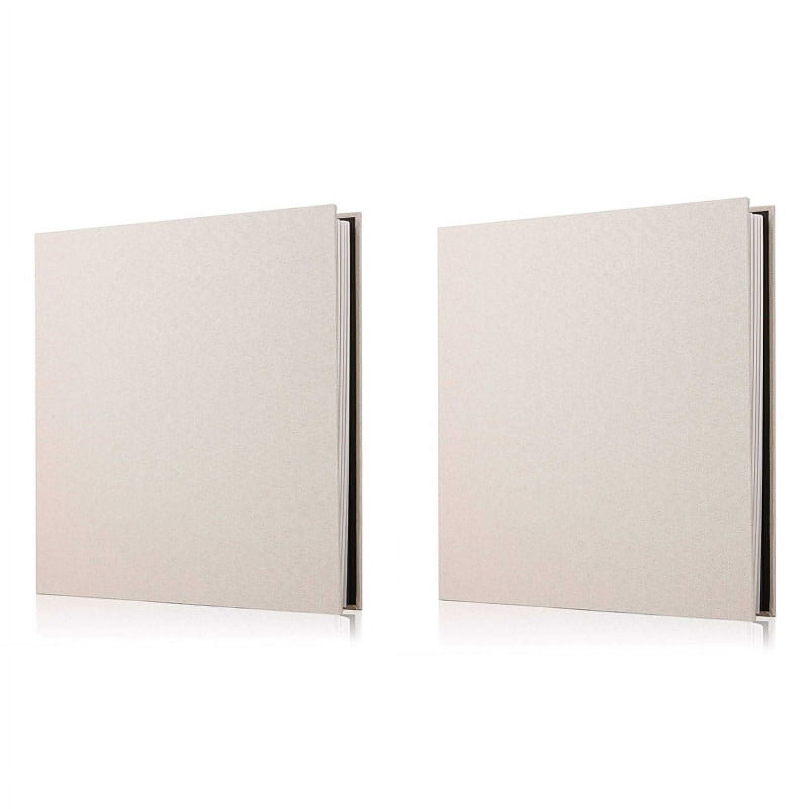 2X Photo Album Scrapbook Linen DIY Memory Book Thick Pages with ...