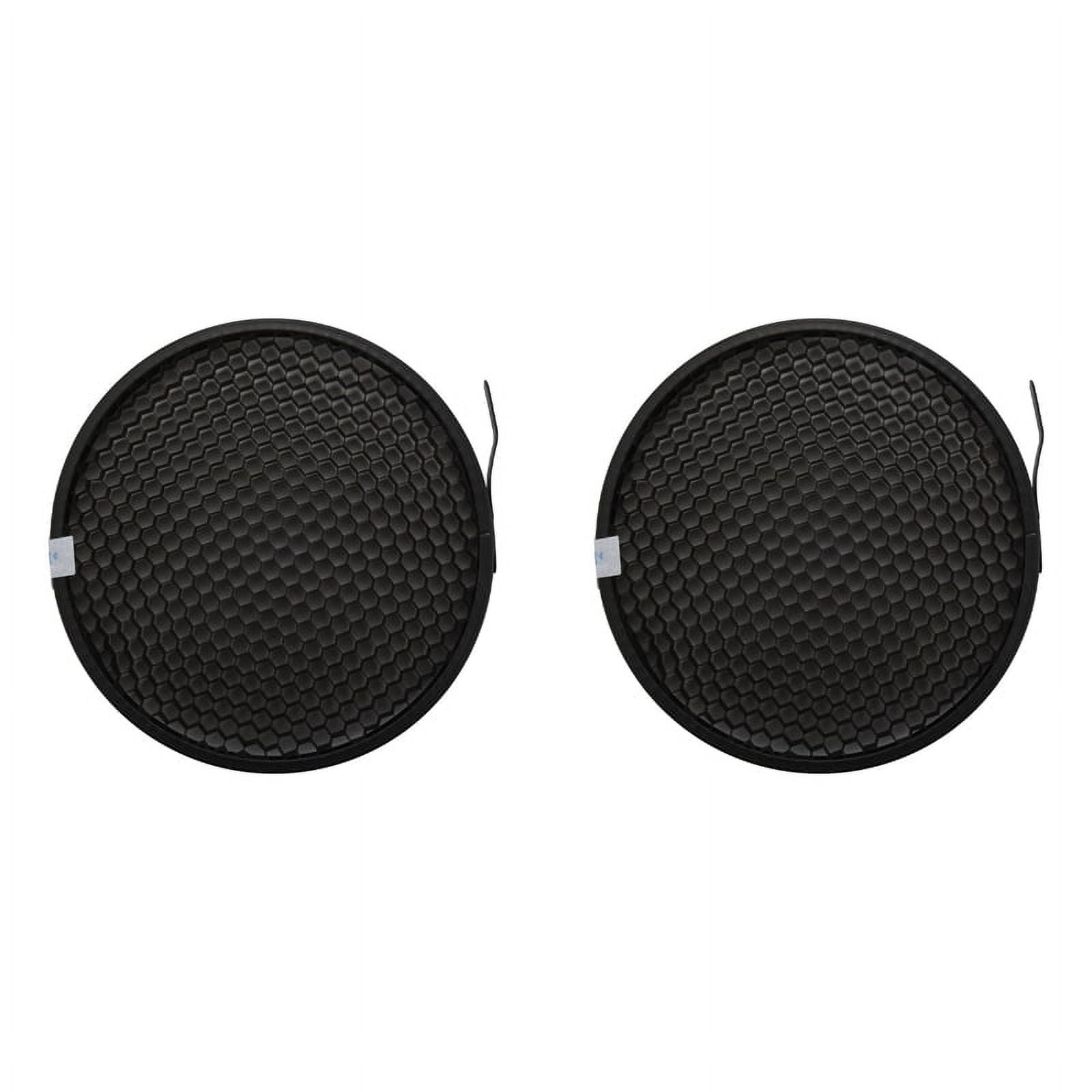 2X Photo Studio 16.8cm 60 Degree Honeycomb Grid for 7 Inch Standard ...