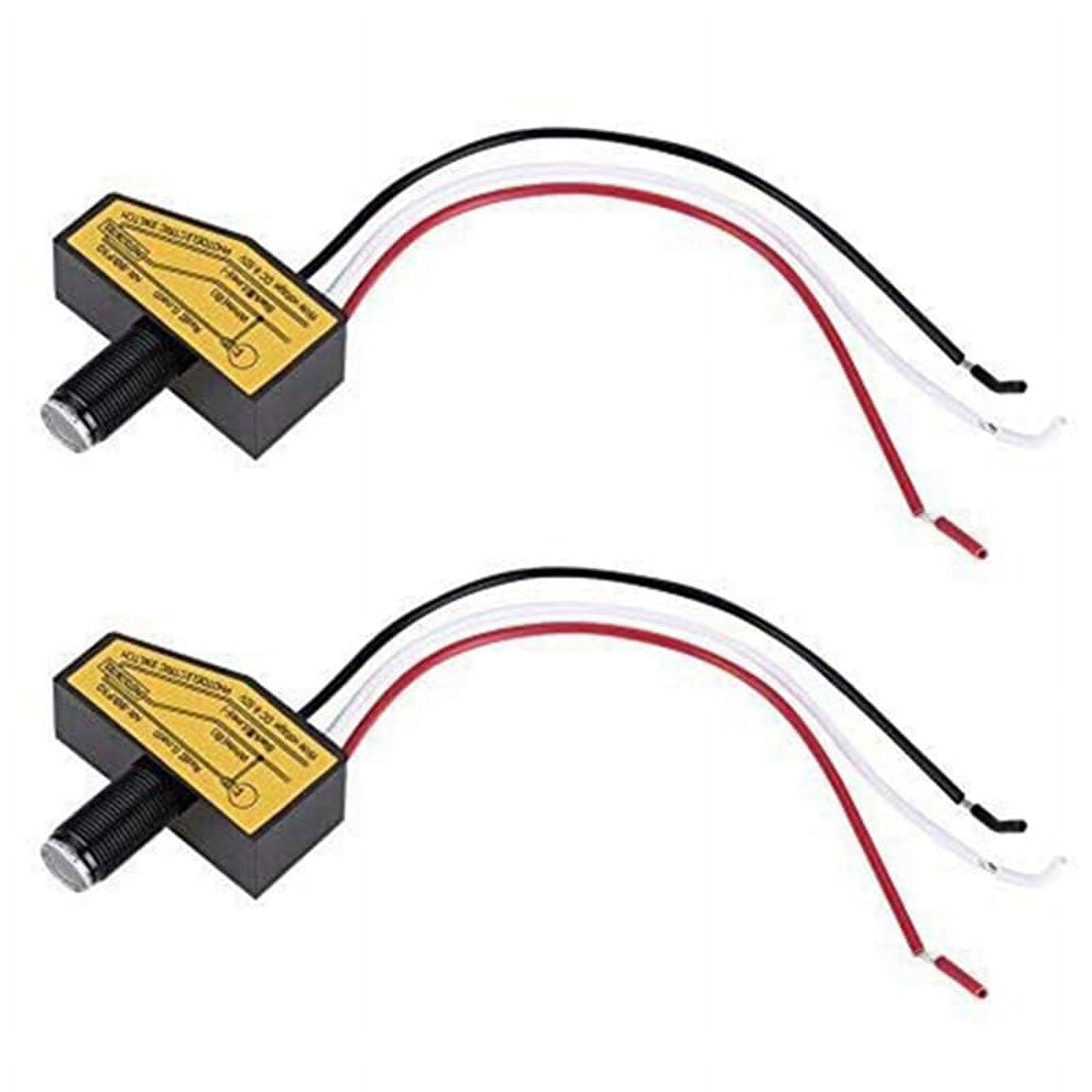 2X Photocell Switch -/F50 DC 8-50V Dusk to Dawn Sensor Photoelectric ...