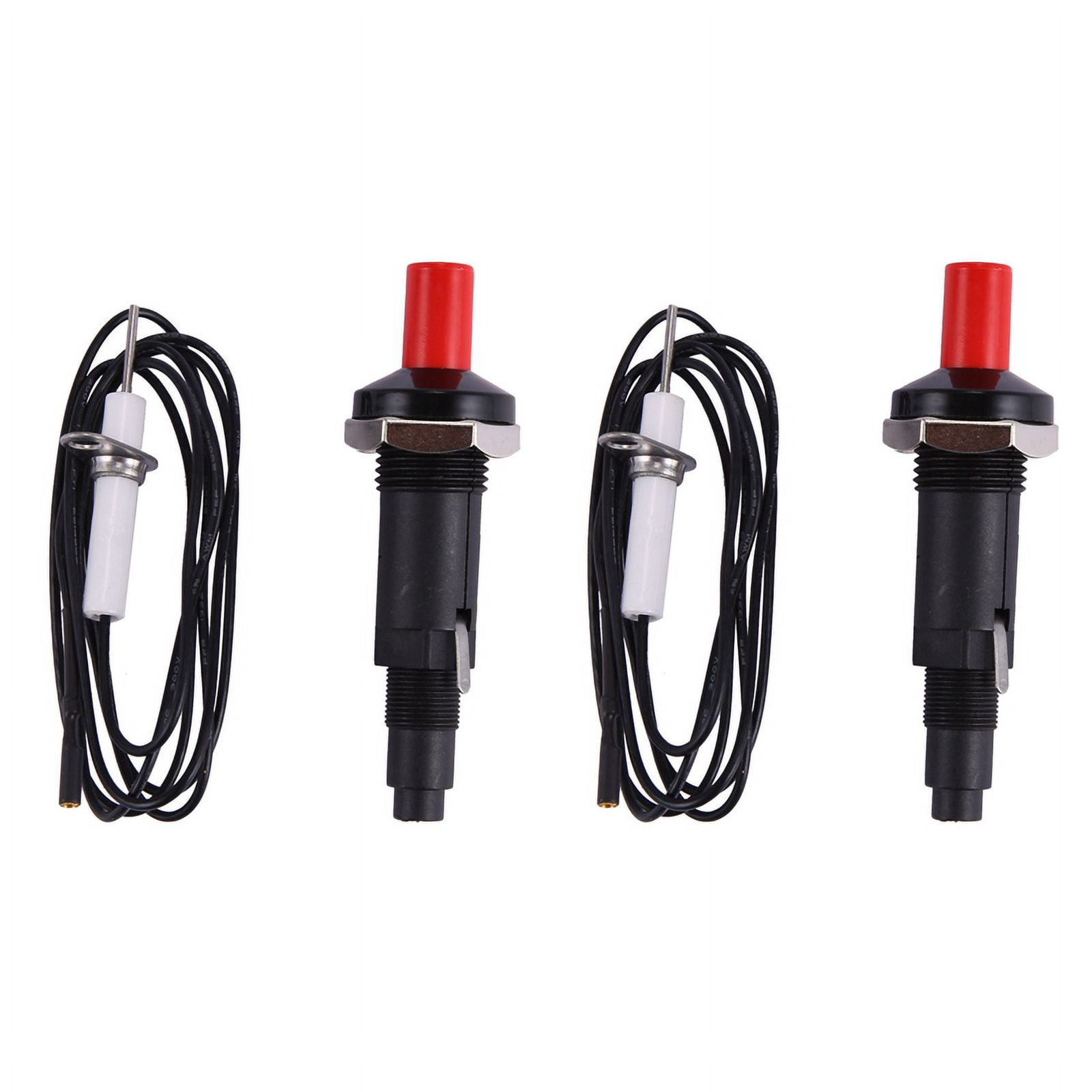 2X Piezo Ignition Set with Cable 1000mm Long Push Button Kitchen for ...
