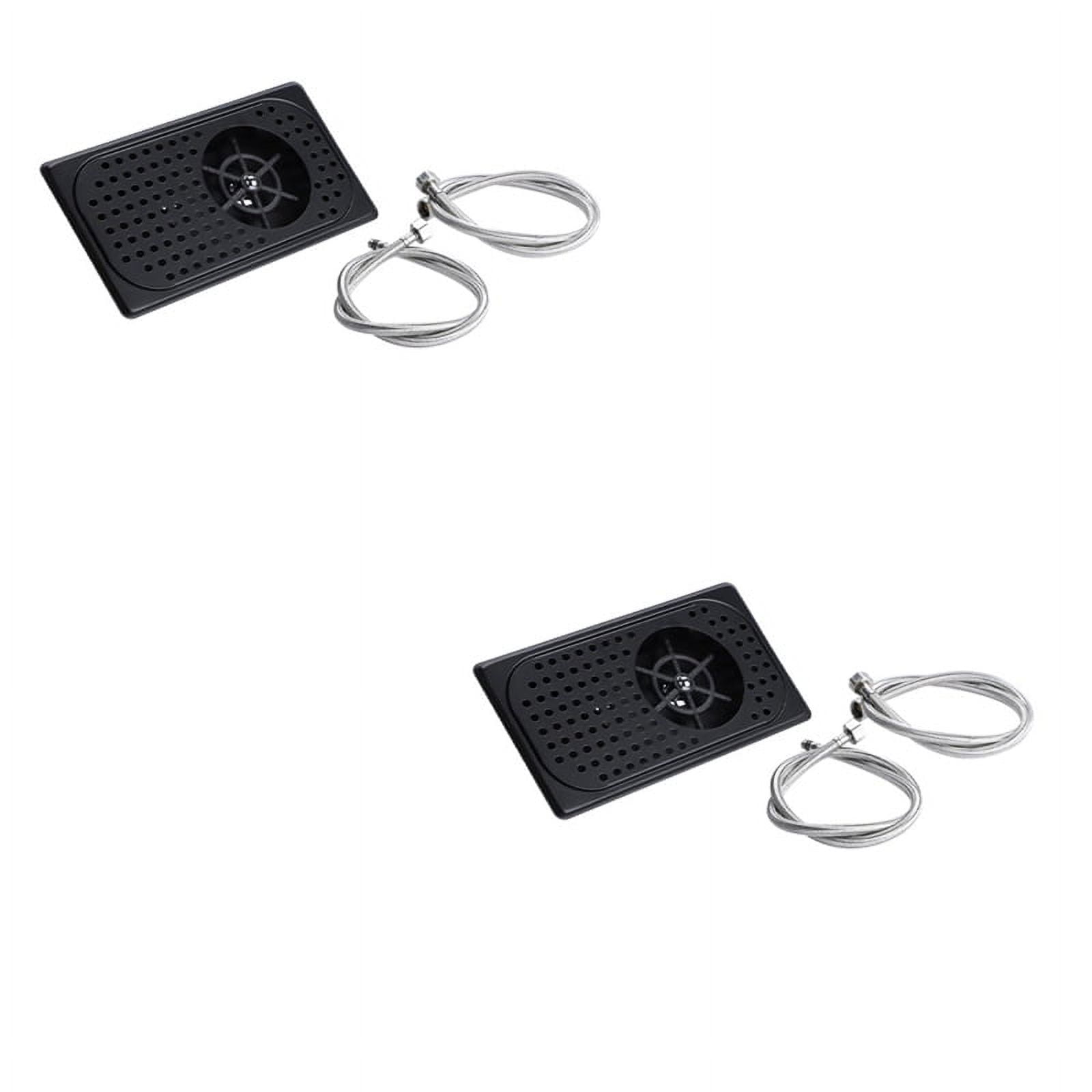 2X Pitcher Rinser Stainless Steel Bar Glass Rinser for Sink, Cup Washer ...