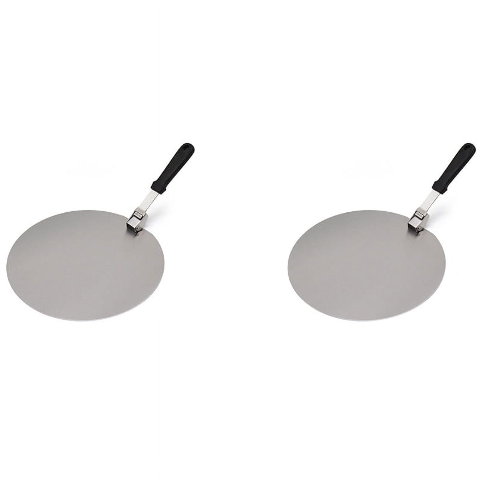 2X Pizza Paddle 12 Inch, Folding Stainless Steel Pizza Peel, Handle ...