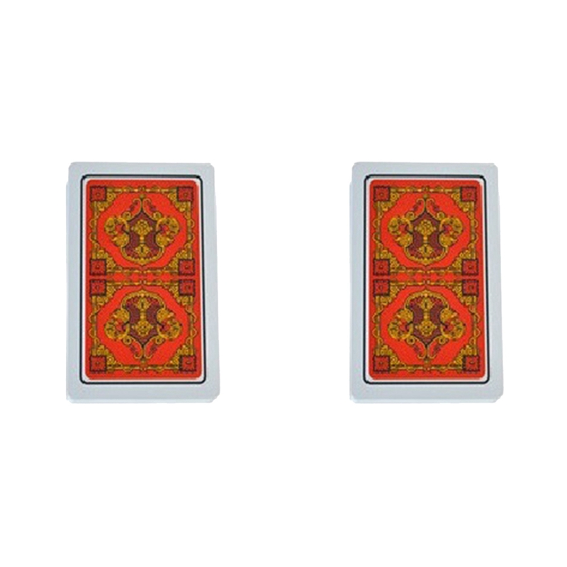 2X Plastic Cards Waterproof Playing Cards Hold'Em Black Jack Plastic ...