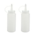 2X Plastic Squeeze Bottle Condiment Dispenser Ketchup Mustard Sauce ...