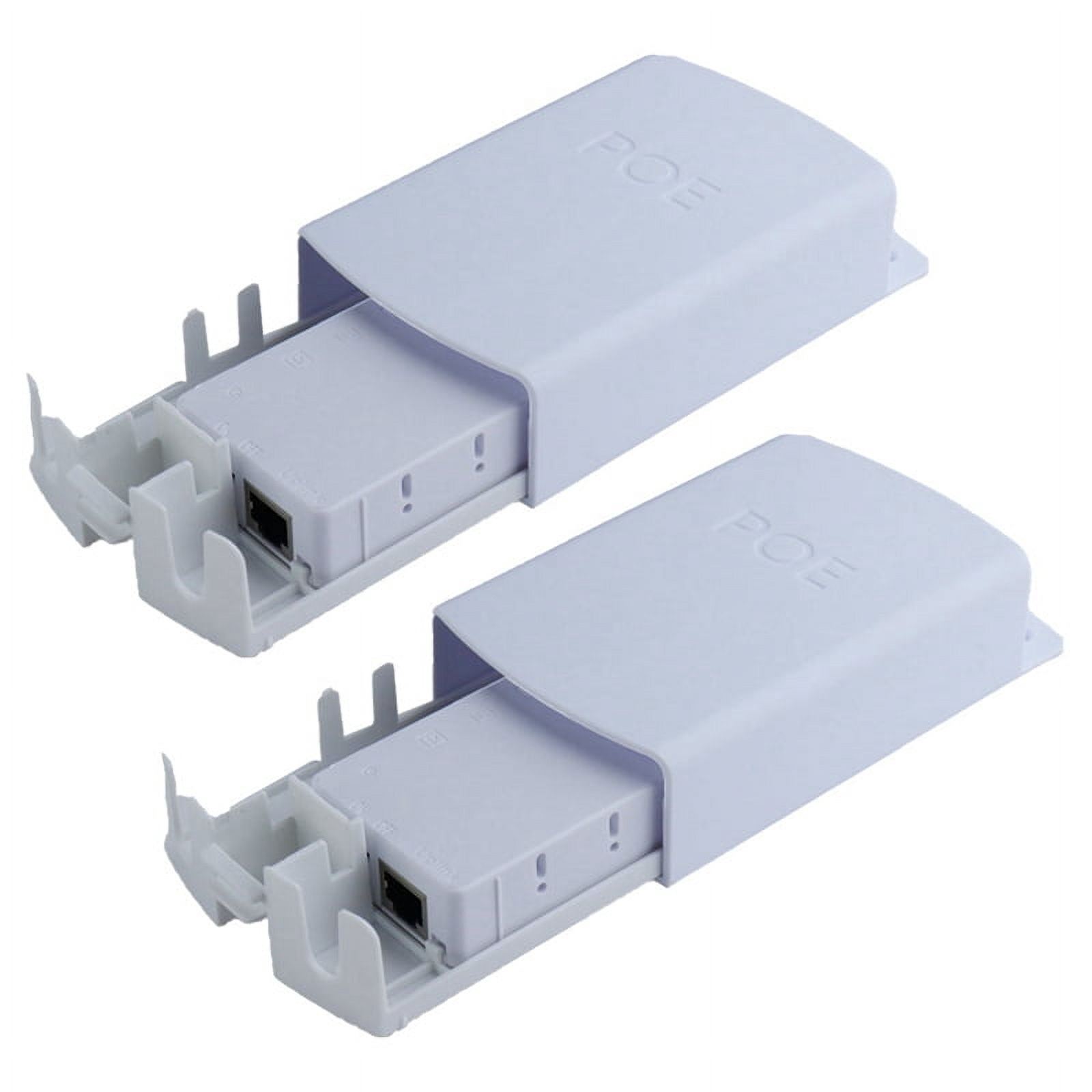 2X PoE++ 90watt 5 Port Gigabit PoE Passthrough Switch Outdoor Extender ...