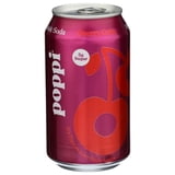 2X - Poppi Cherry Cola Prebiotic Soda 12 fl oz - Walmart.com