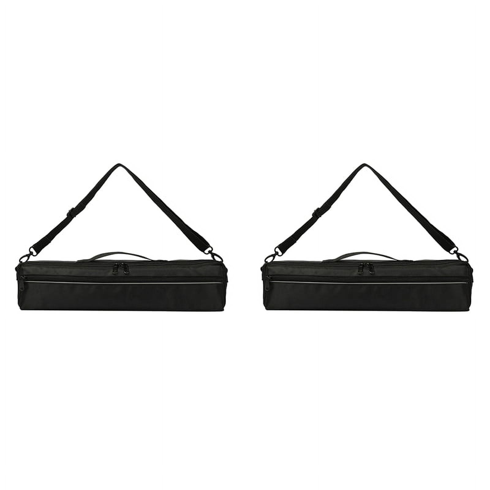 2X Portable 17 Holes Flute Case Cover Bag,Nylon Flute Bag, Gig Bag ...