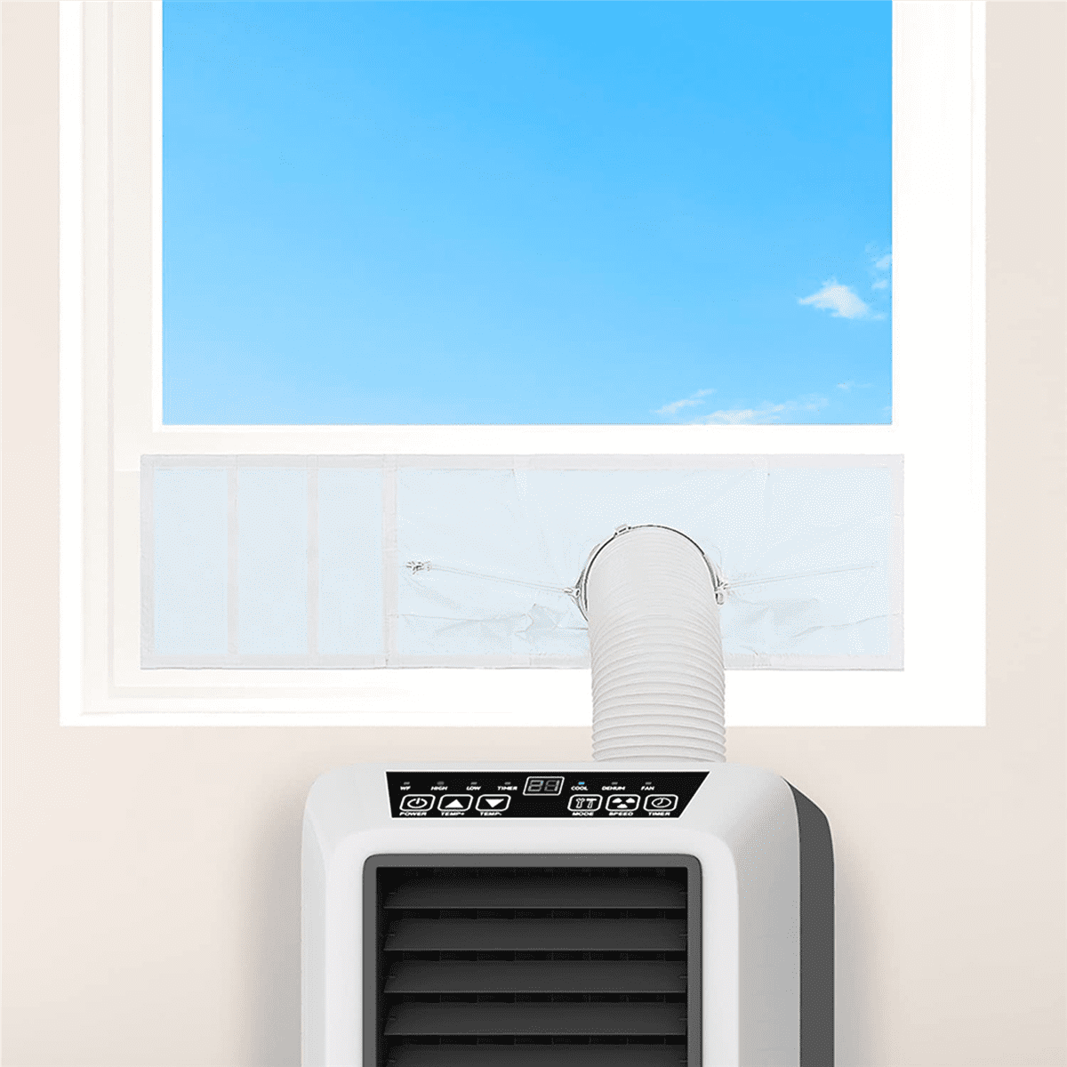 2X Portable Air Conditioner Parts-Air Window Kit-Portable Ac Kit ...