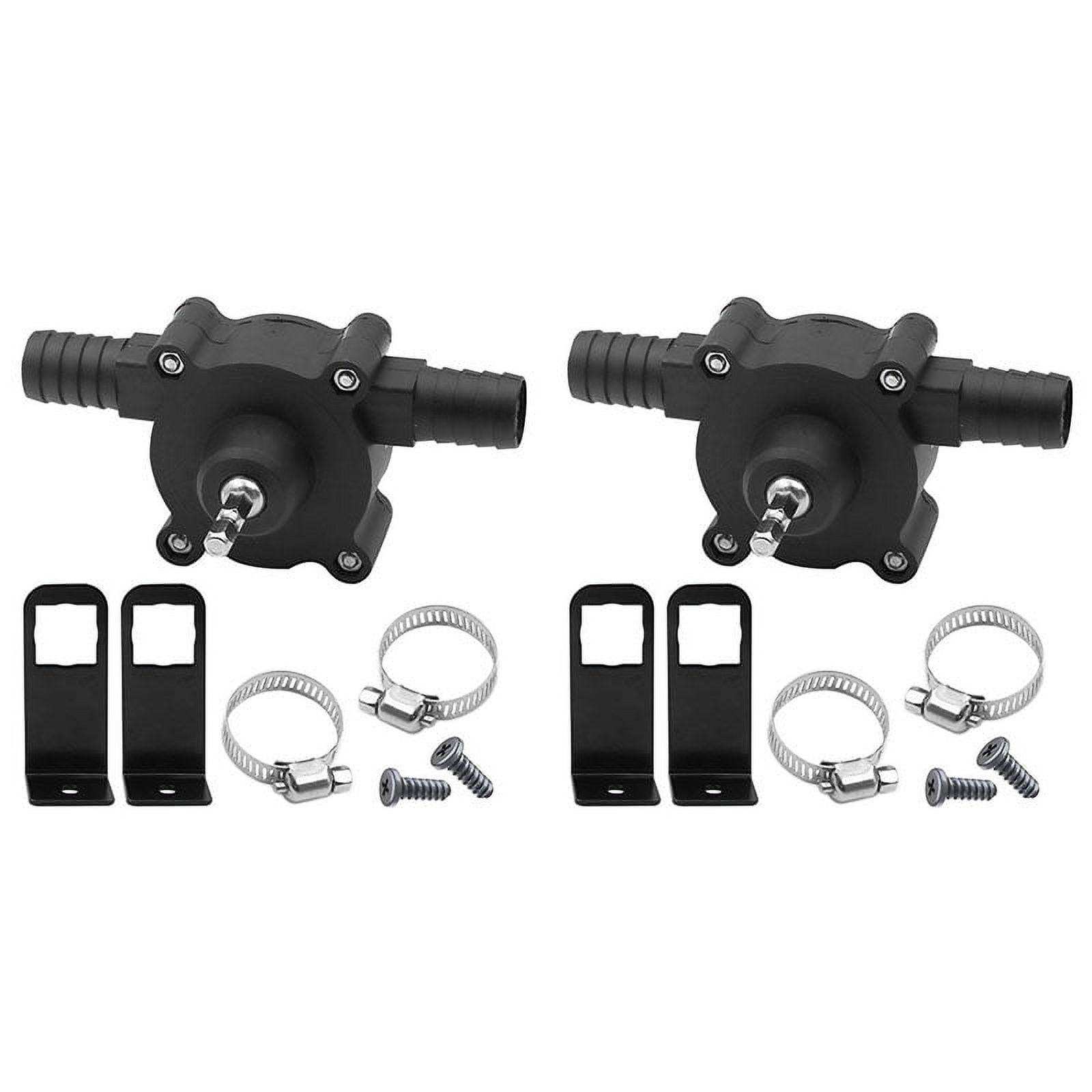 2X Portable Electric Drill Pump Portable Oil & Fluids , Water Transfer ...