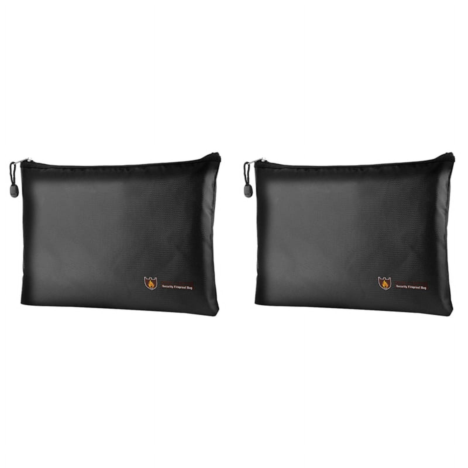2X Portable Fireproof Waterproof Document Envelope File Folder Cash ...