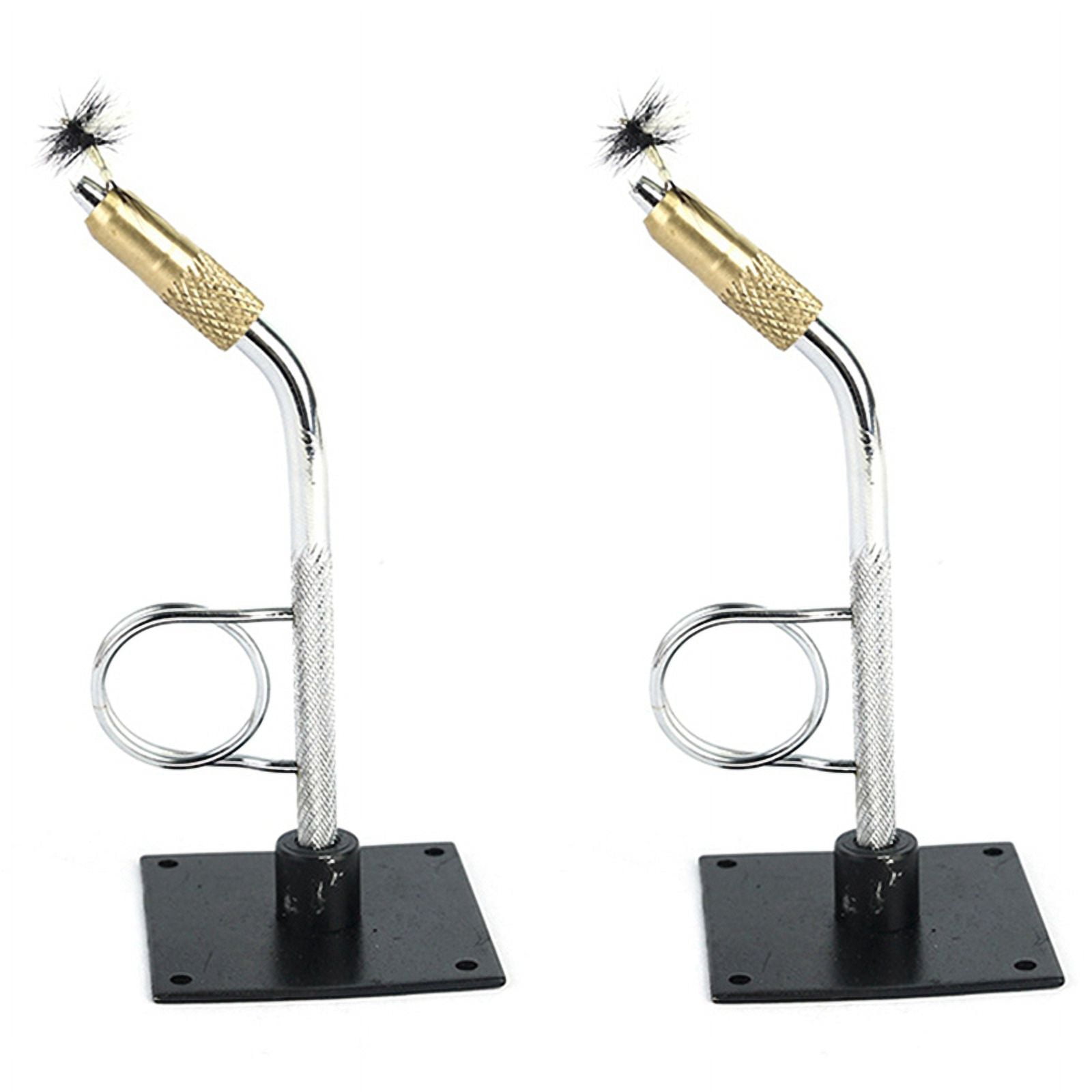 2X Portable Fly Tying Vise with Base Rotary C-Clamp Fish Tackle Kit ...