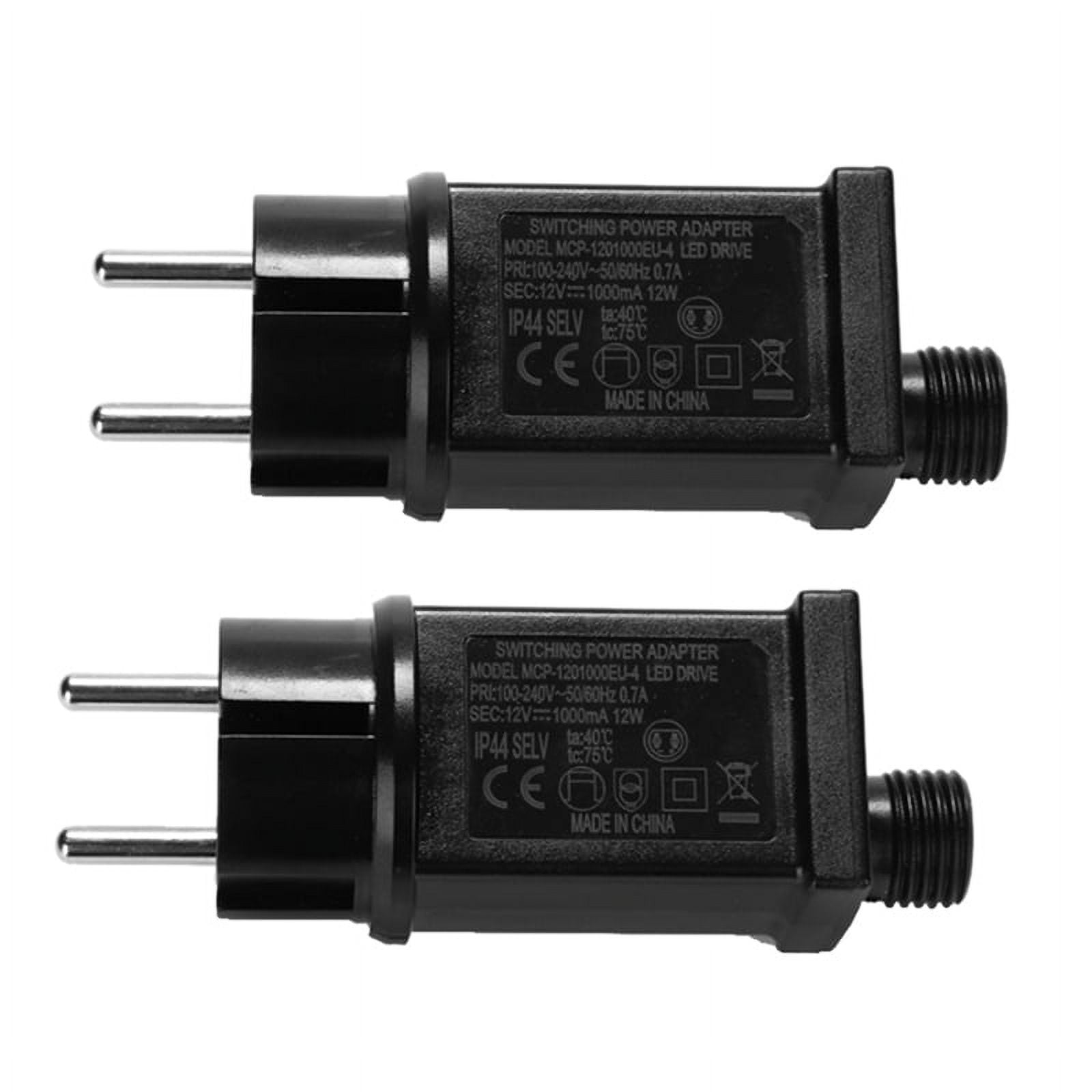 2X Power Adapter 12V 12W Always Bright/Flashing Drive Power LED Driver ...