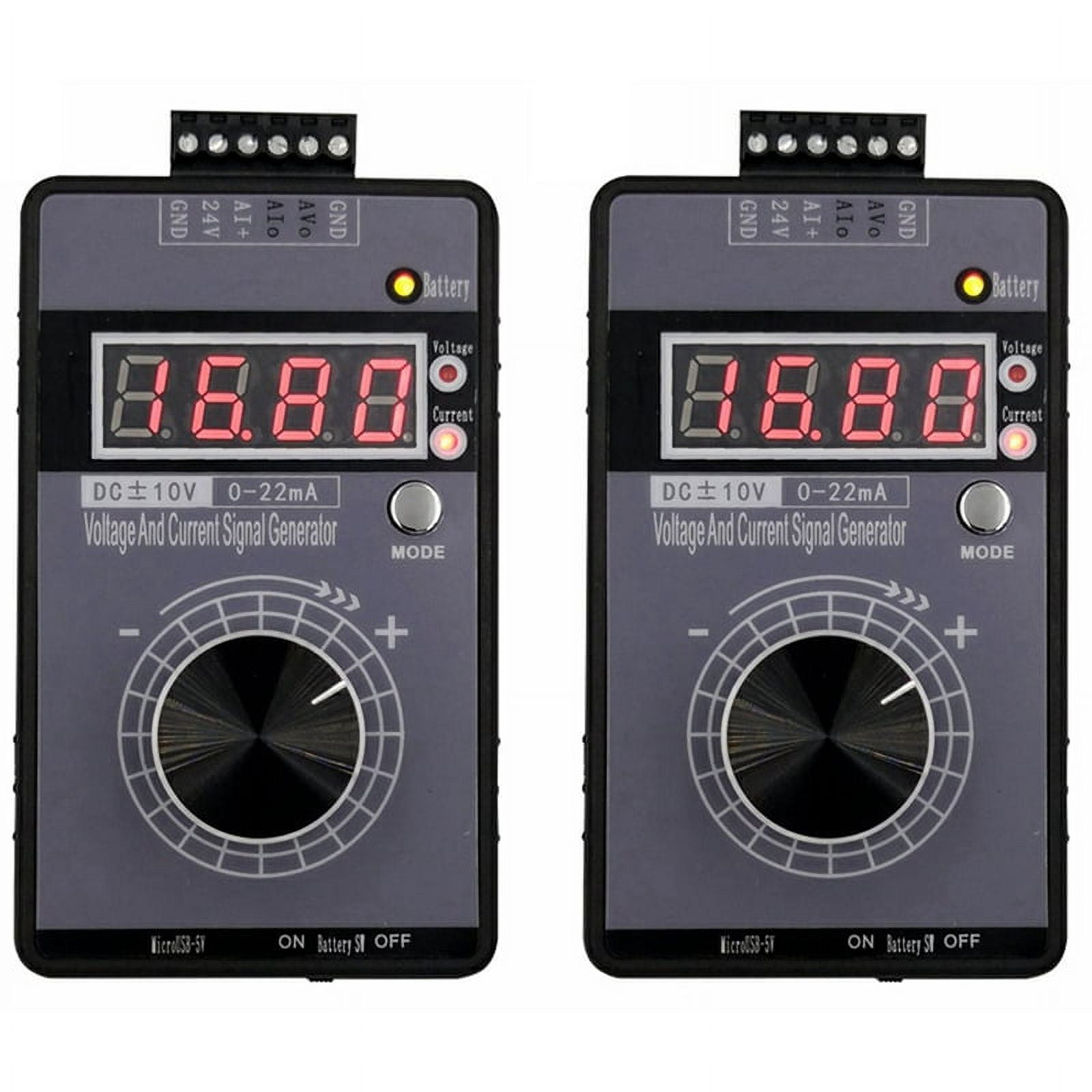 2X Precision 4-20MA Current Voltage Signal Generator, Analog Simulator ...