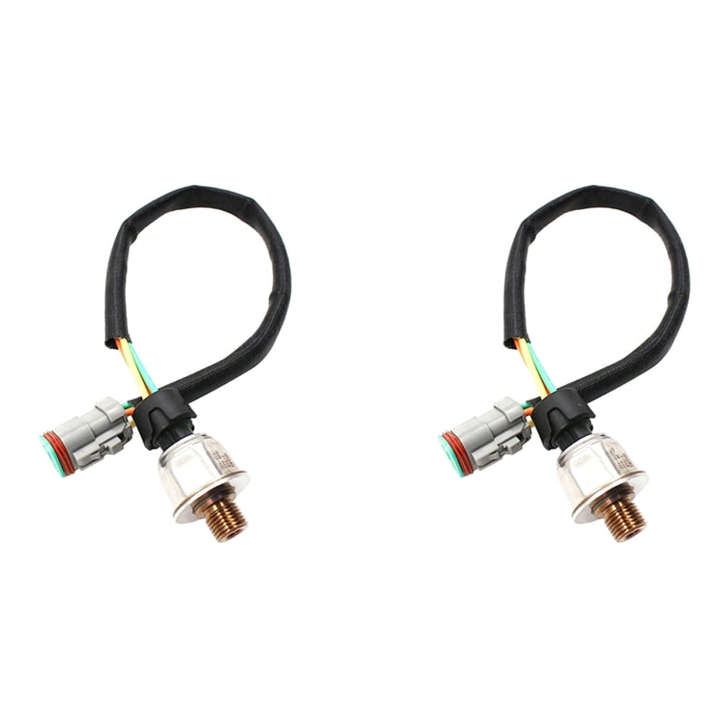 2X Pressure Sensor 224-4536 3PP6-1 2244536 for CAT C7 3126 C15 BXS NXS ...