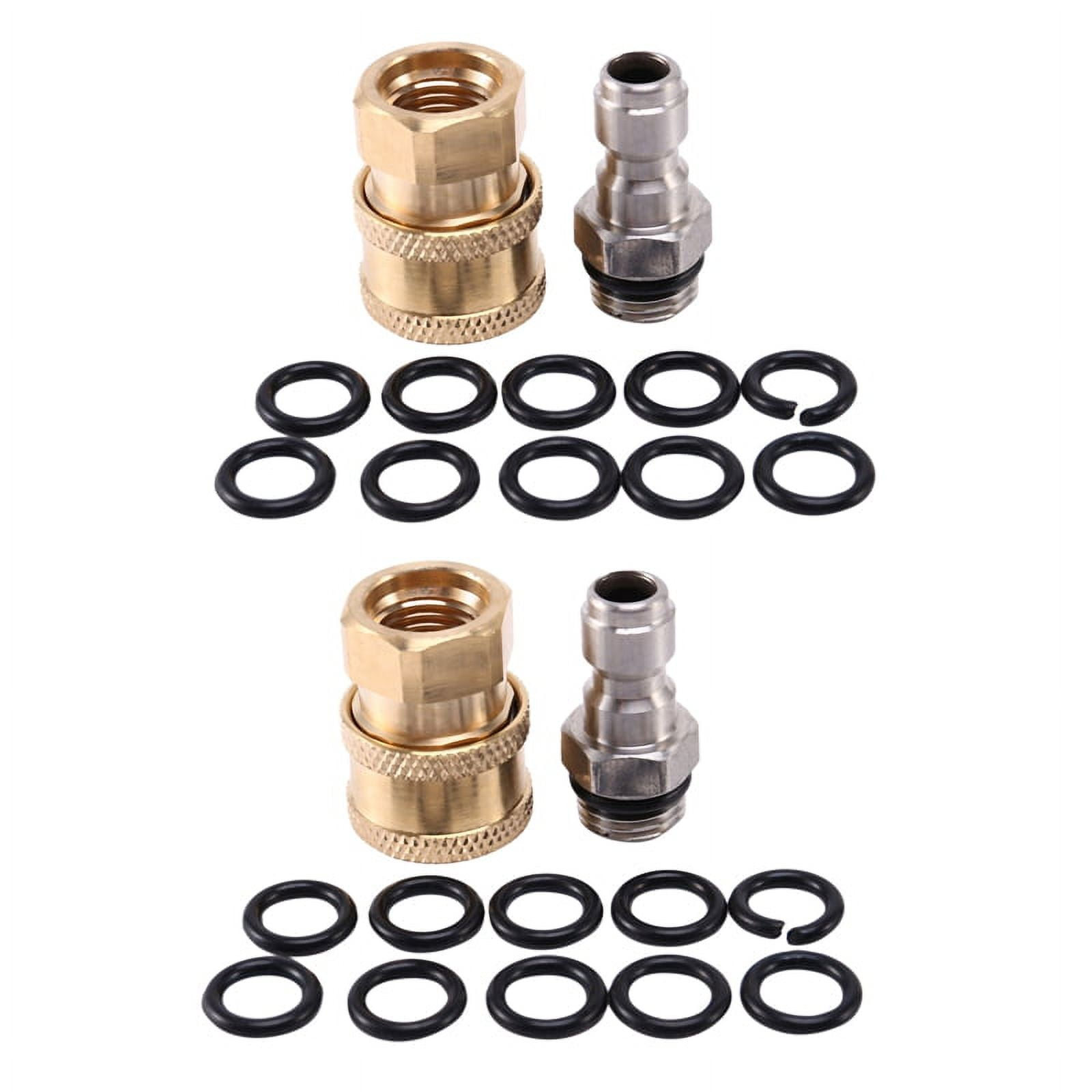 2X Pressure Washer Adapter Set,1/4 Inch Quick Disconnect Kit with 20 ...