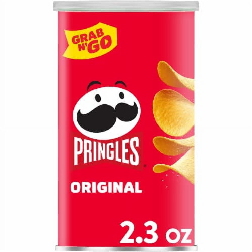 2X-Pringles Original Potato Crisps Chips Grab N' Go Snack Pack - 2.3 oz ...