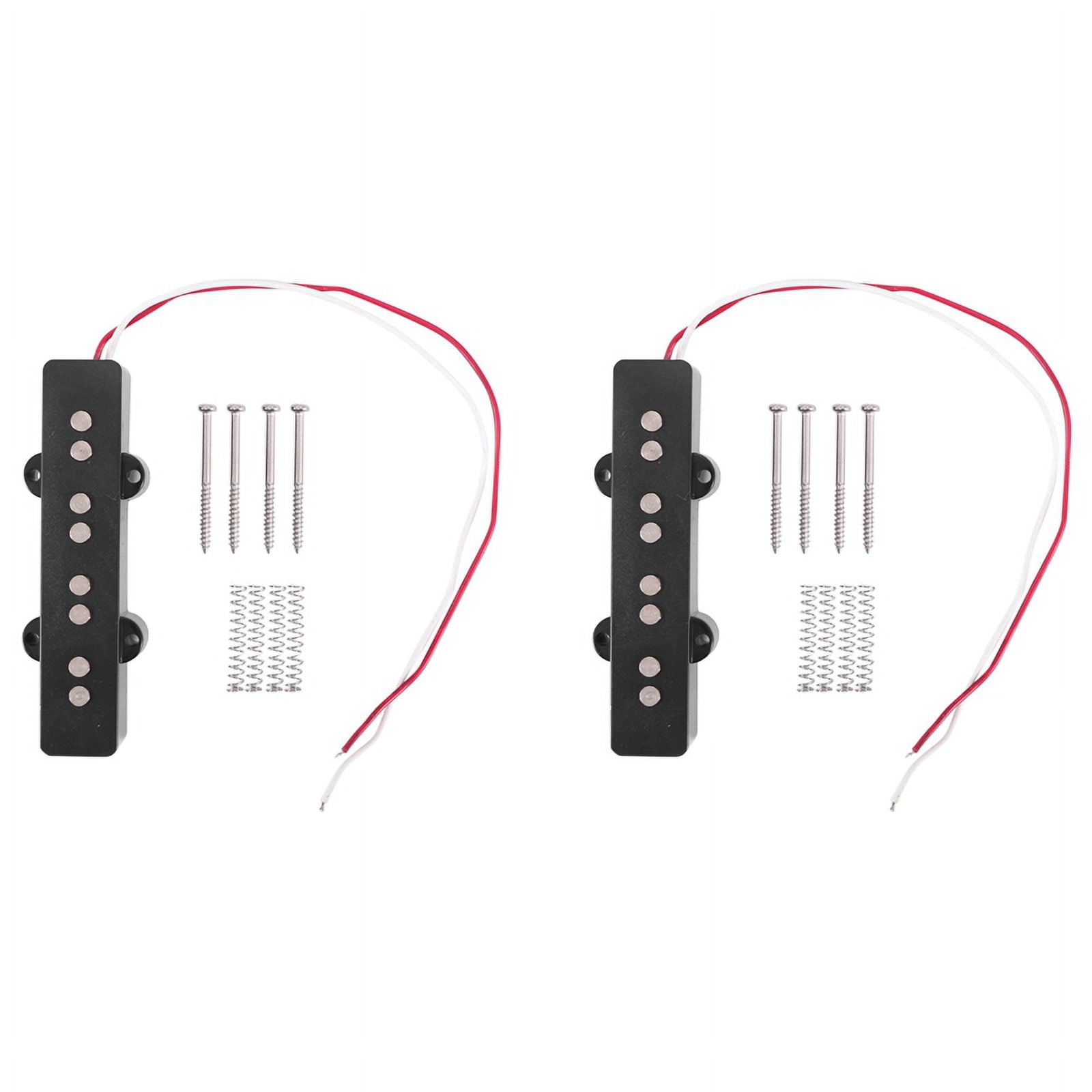 2X Pro Electric Open Type Noiseless Bridge for 4 String Style,Black ...