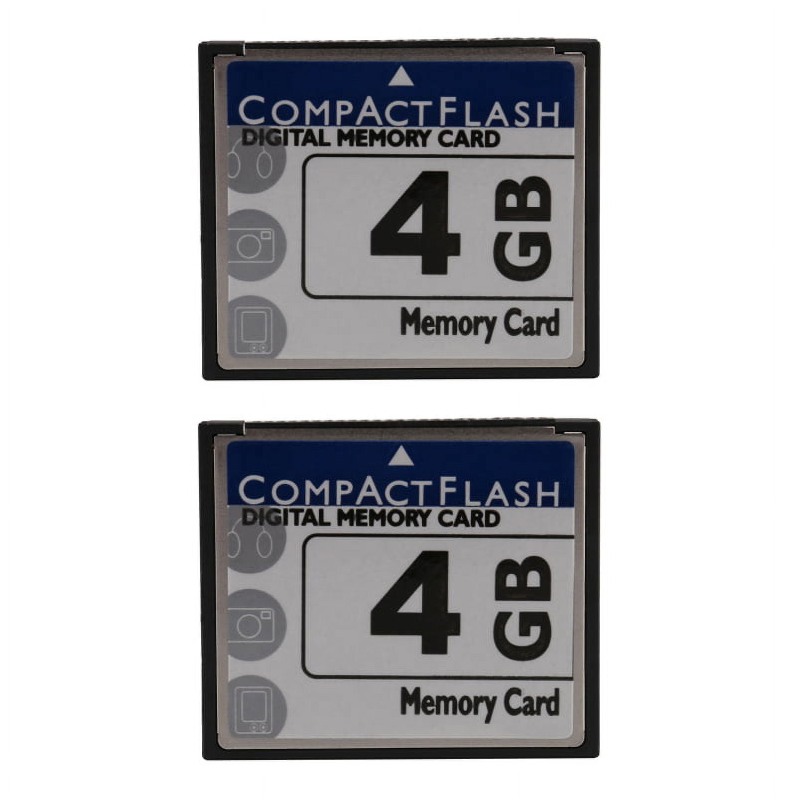 NEW 2X Professional 4GB Compact Flash Memory Card(White&Blue) - Walmart.com