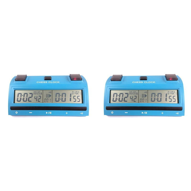 2X Professional Chess Digital Chess Clock Count Up Down Board Game ...