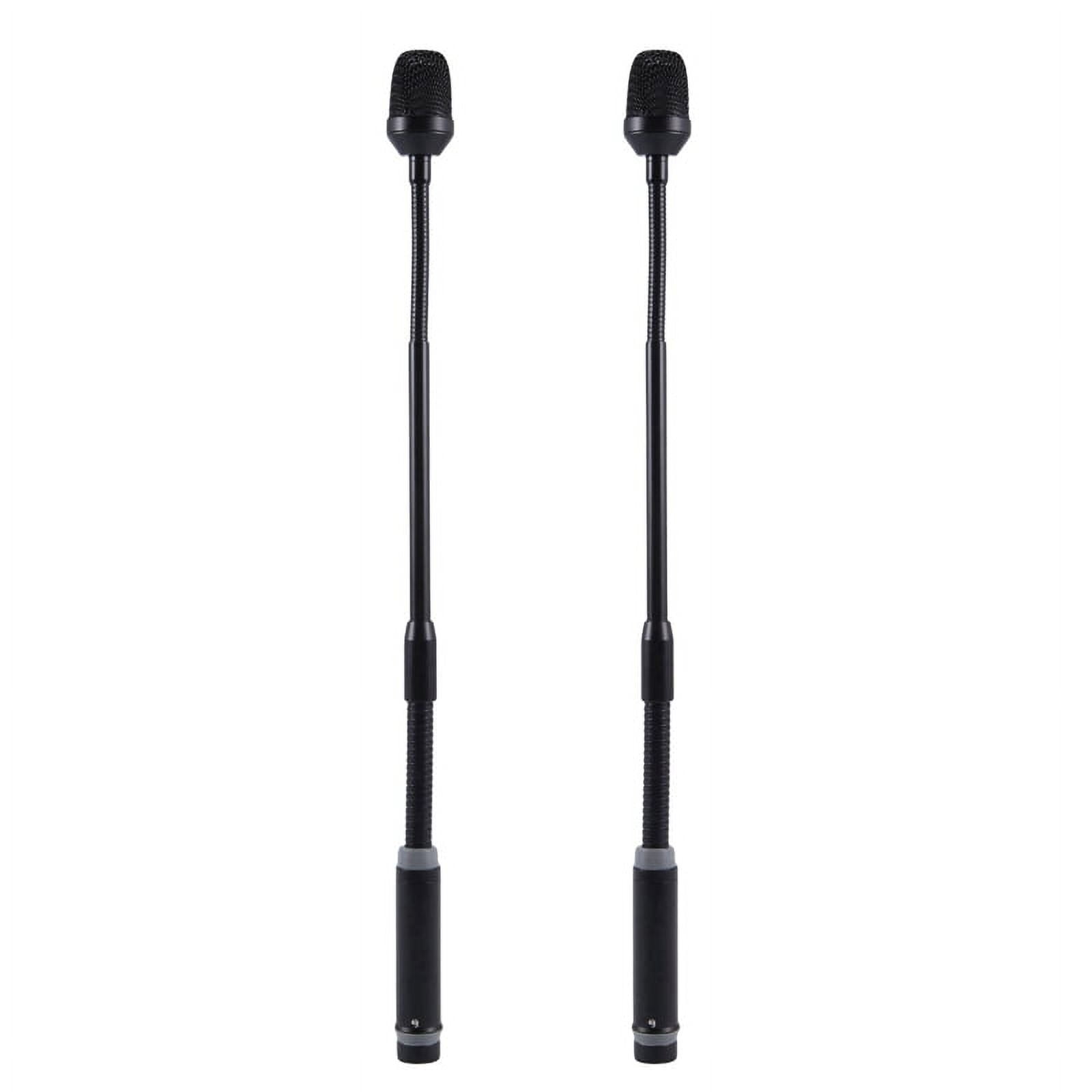 2X Professional Dynamic Gooseneck DJ Microphone for Mixer Dedicated ...
