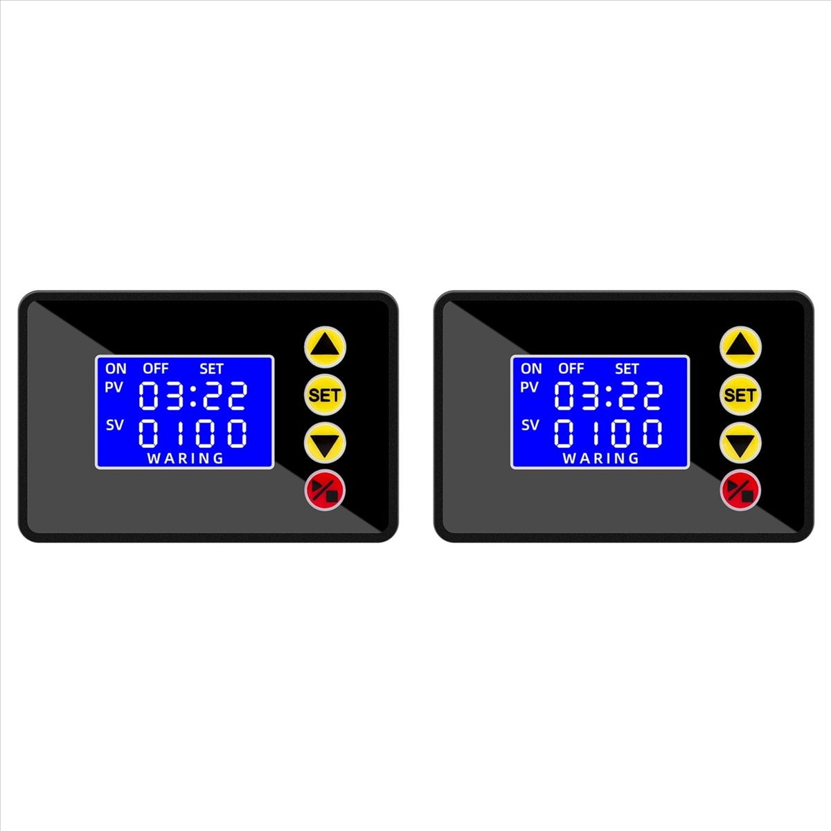 2X Programmable Digital Timer Switch Relay Control Time Controller ...