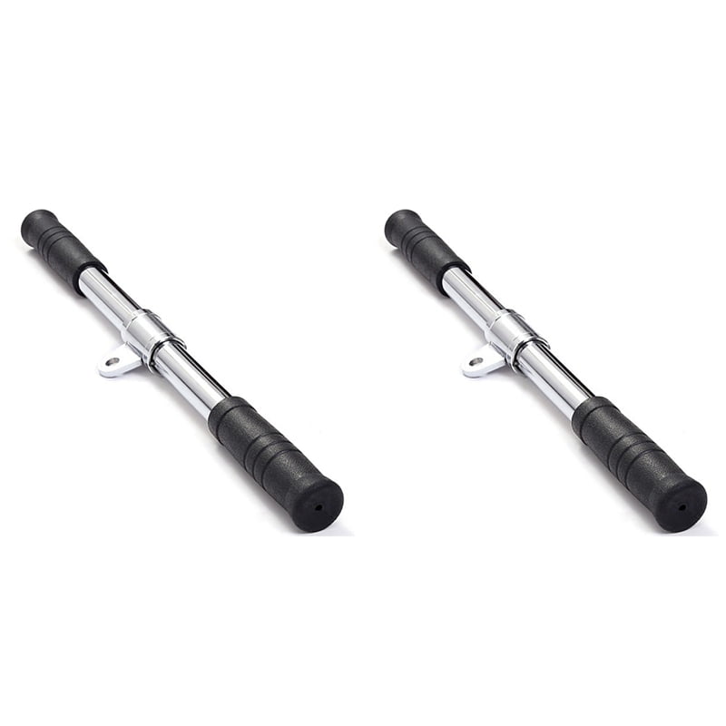 2X Pull Down Bar Gym Rotating Straight Bar for Cable Machine ...