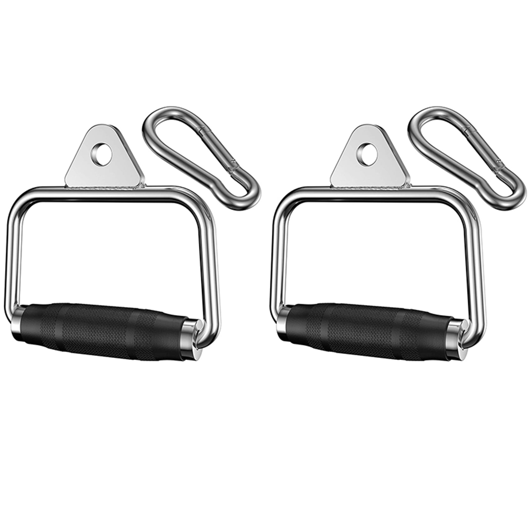 2X Pulldown Cable Machine Handles, Heavy Duty Triceps Biceps Down Cable ...