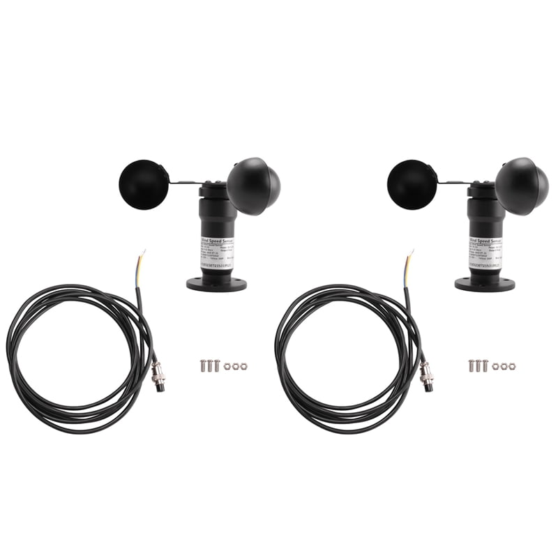 2X Pulse Signal Wind Sensor Digital Anemometer Pulse Signal Output Wind ...