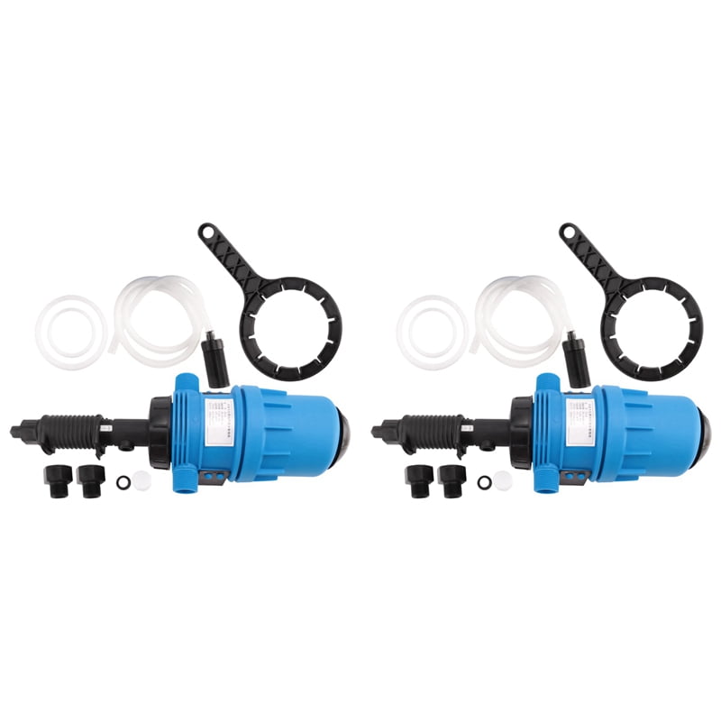 2X Pump Water Powered Dosing Mix Chemical Injector Proportioning ...