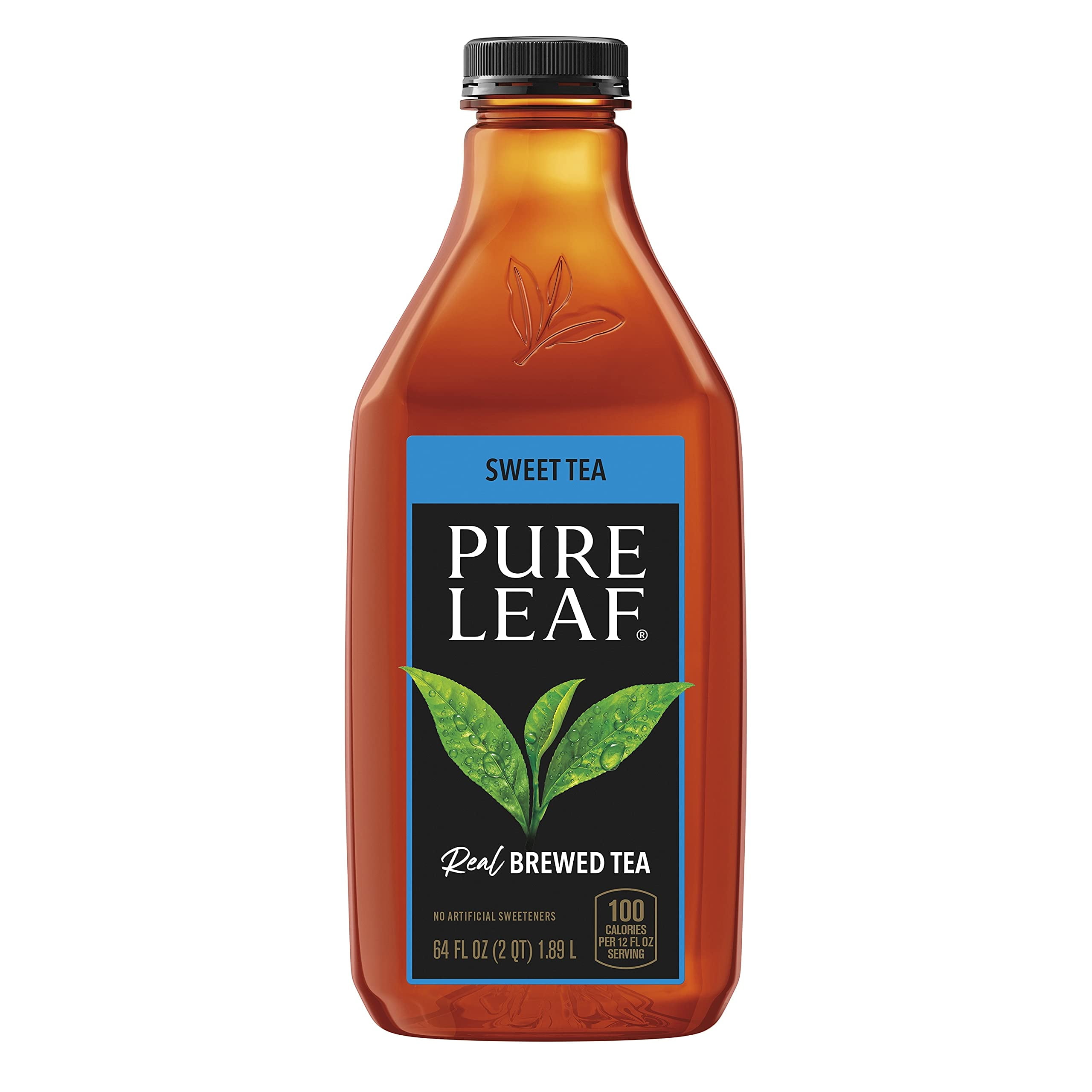 2X - Pure Leaf Iced Tea, Sweetened, Real Brewed Tea, 64 Fl Oz (Pack Of ...
