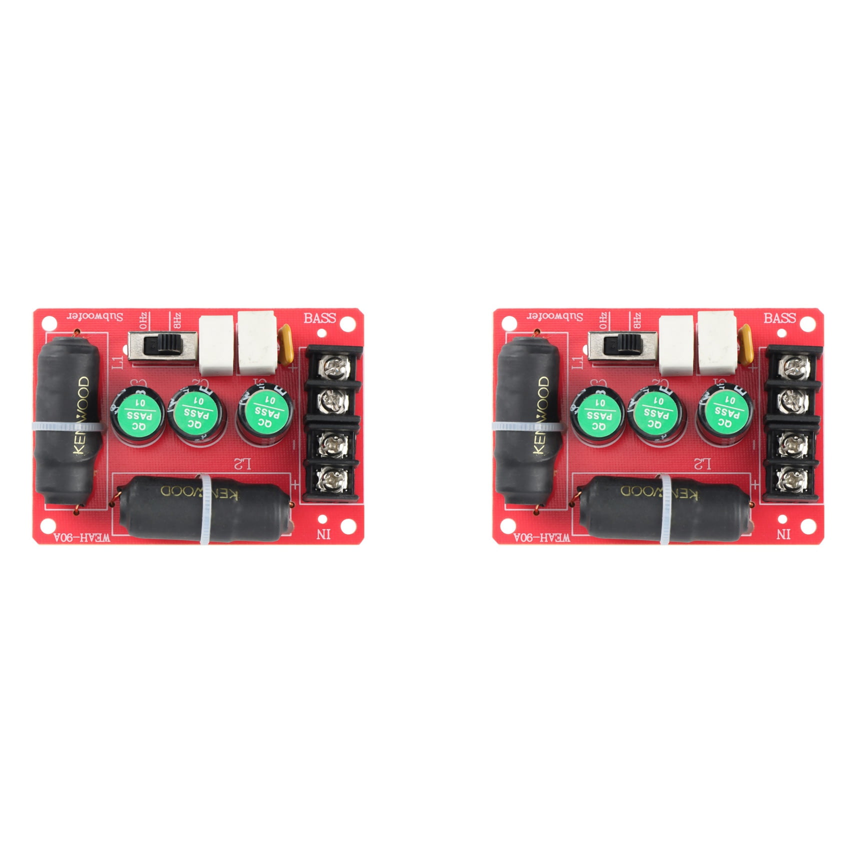 2X Pure Subwoofer Second-Order Crossover Speaker Frequency Divider DIY ...