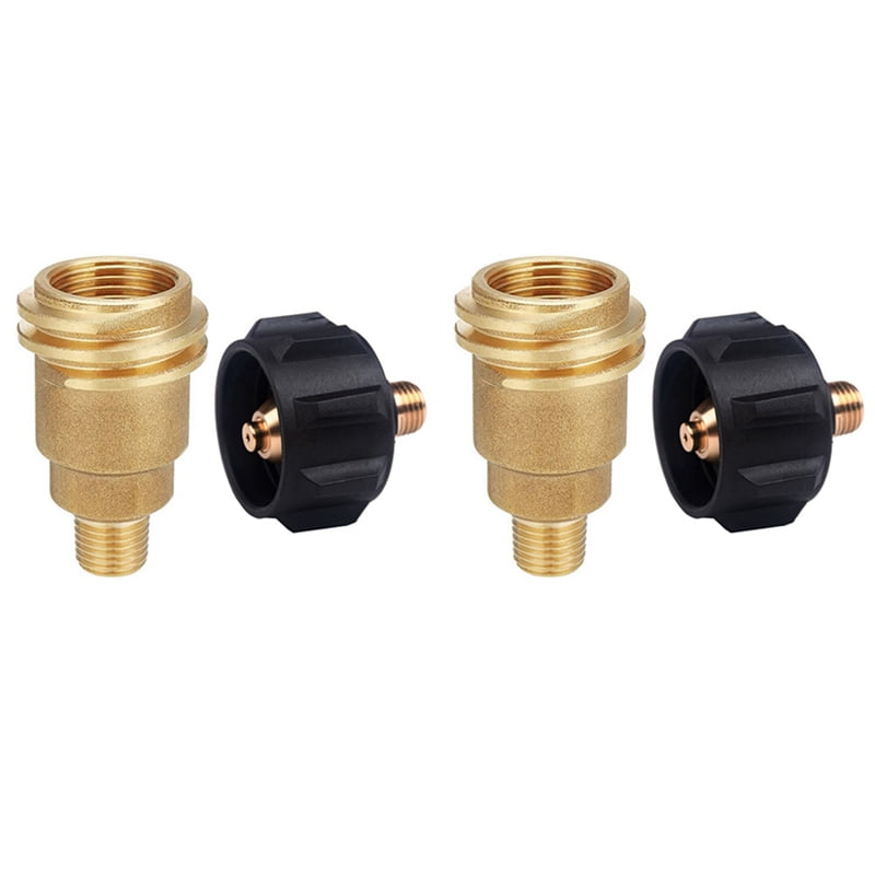 2X QCC1 Propane Adapter Gas Regulator Valve Fitting 5042 Male QCC1 Nut ...