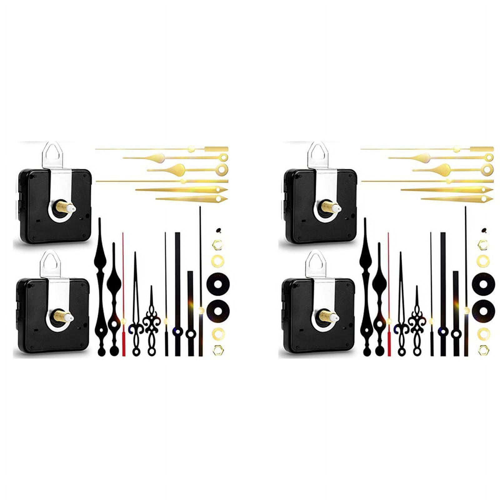 2X Quartz Clock Mechanism Kit, Wall Mechanisms Mattery Powered ...