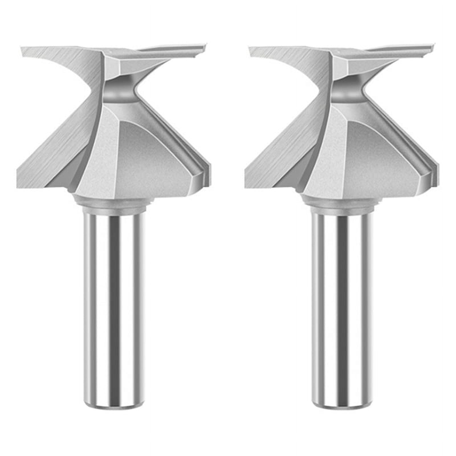 2X R18/R30 1/2-Inch Shank Woodworking Router Bit Double Flute Router ...