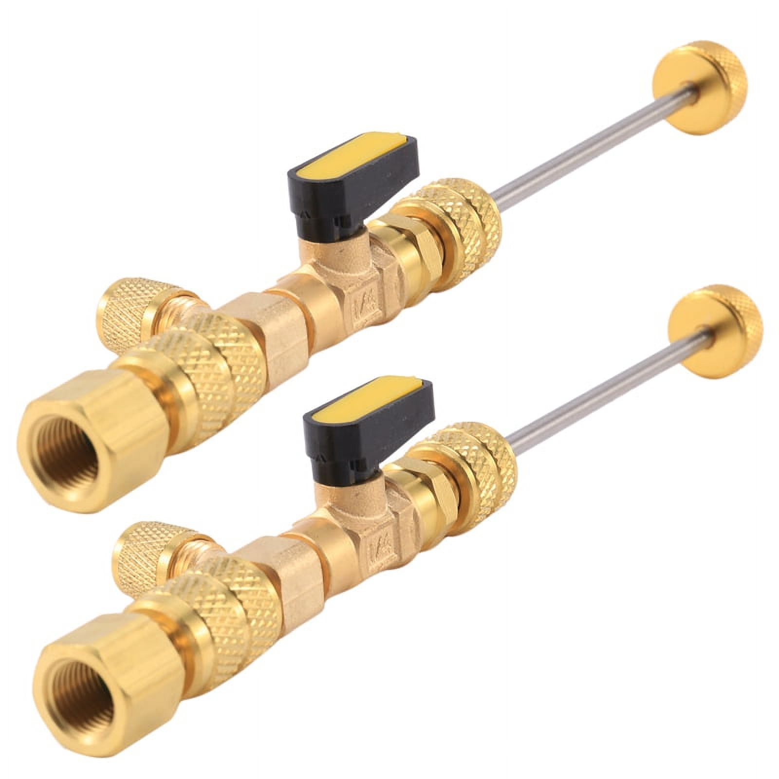 2X R410A R22 Dual Size SAE Port HVAC Valve Core Removal Installer Tool ...