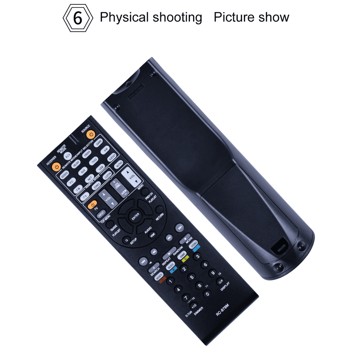 2X RC-879M Remote Control for TX-NR535 TX-SR333 HT-R393 HT-S3700 Power Emplifier AV Receiver ...