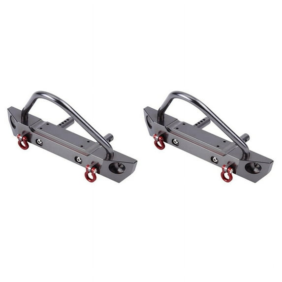2X RC Car Front Bumper Metal RC Model Parts for Axial SCX10 1/10 Remote ...