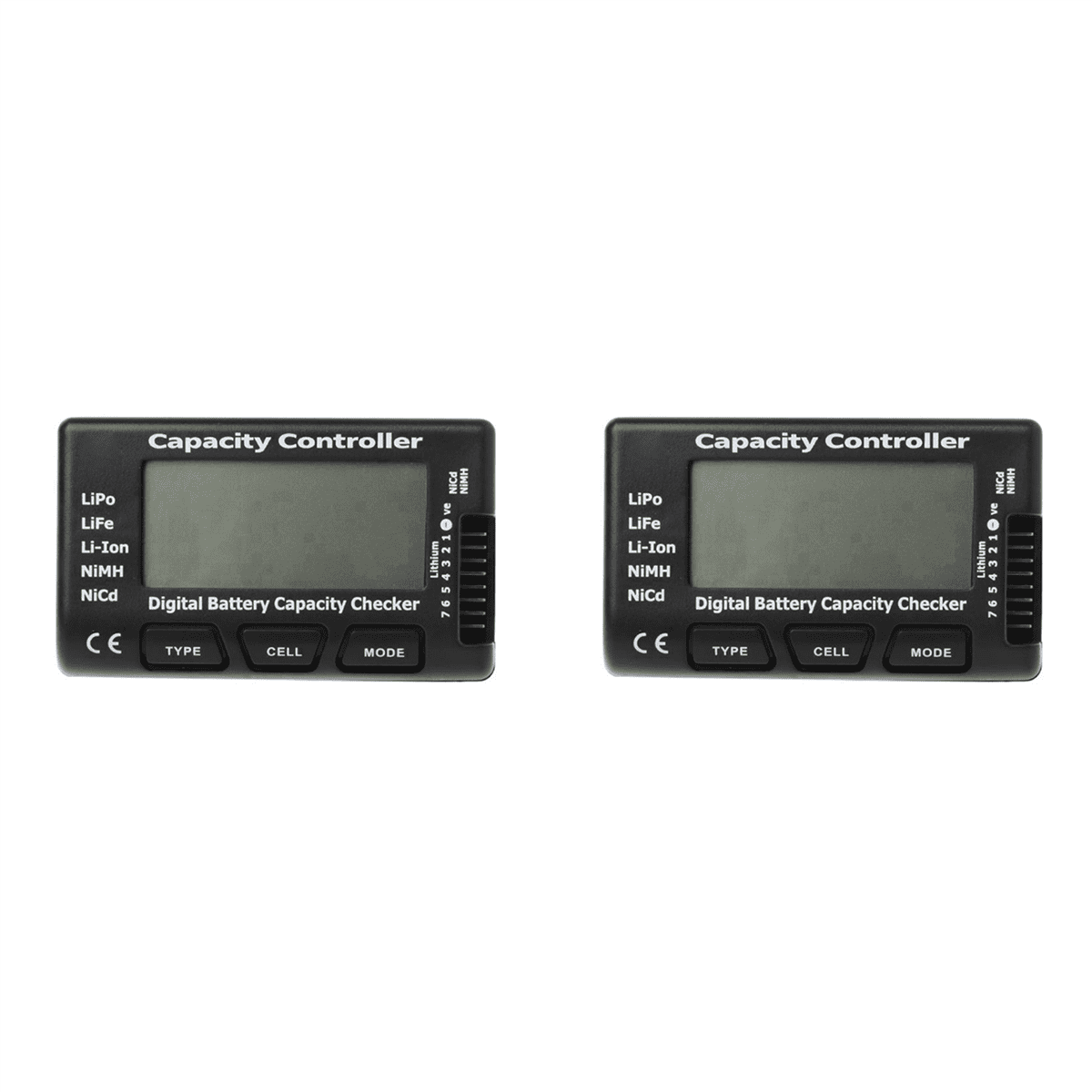 2X RC Cellmeter 7 Digital Battery Capacity Checker Controller Tester ...