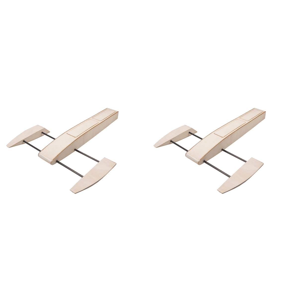 2X RC Speed Boat Wooden Sponson Outrigger Shrimp Model Kits Radio ...